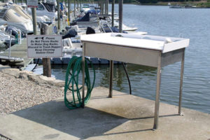 Fish Cleaning Stations - Three Belles Marina